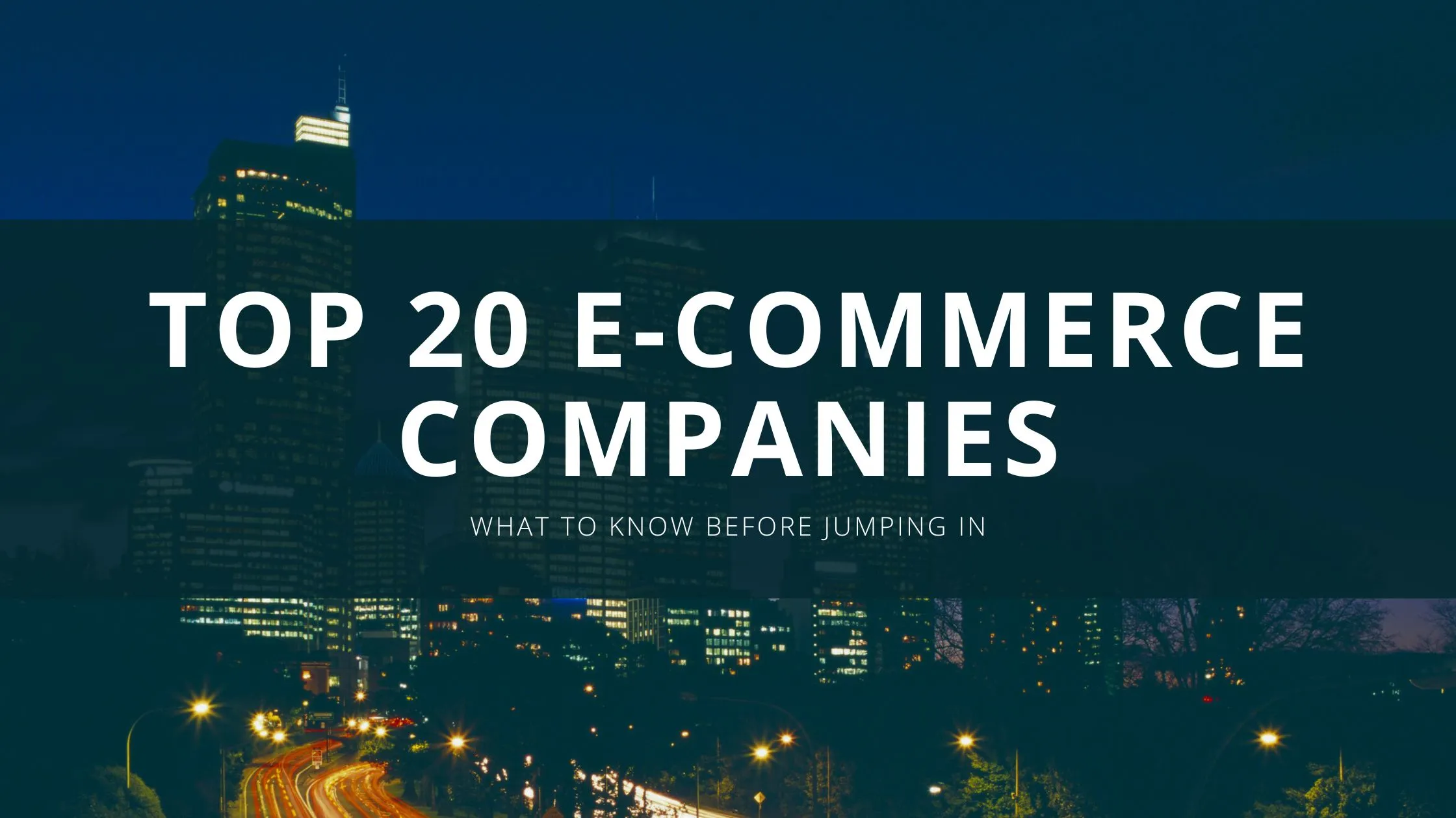 Top 20 Ecommerce companies of the world (2025) - Ecommerce fixing
